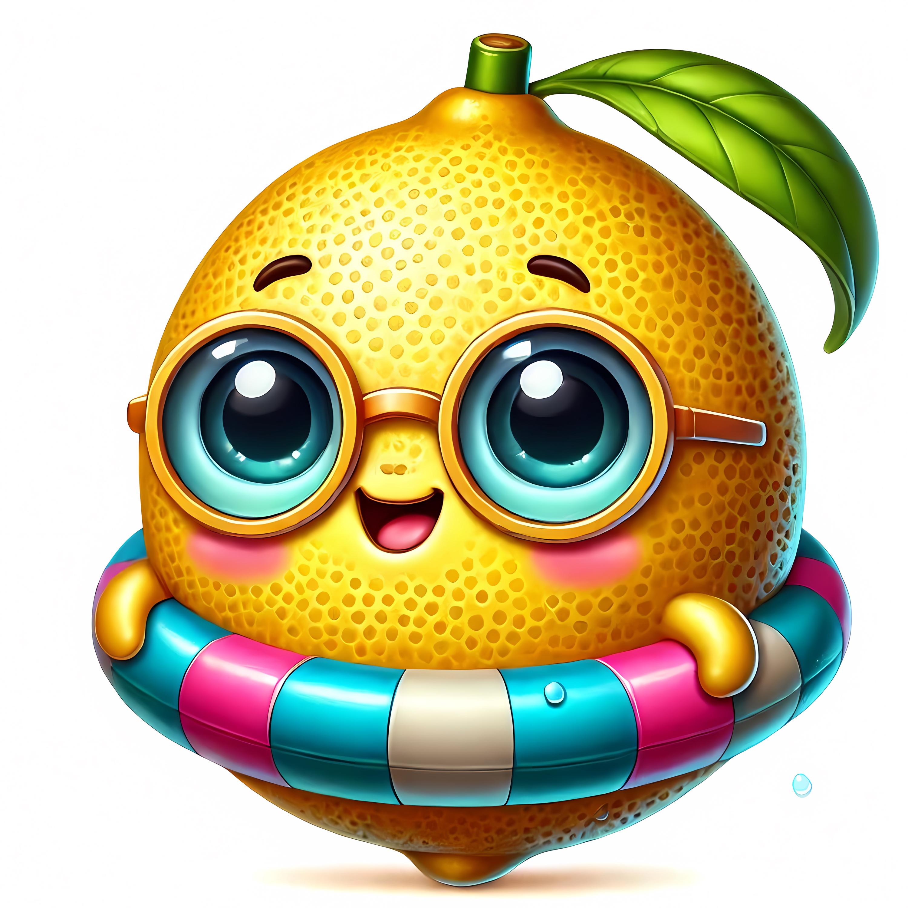 Cute Lemon Clipart Bundle - 10 High-quality Jpgs - Charming Lemon ...