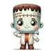 Cute Frankenstein Clipart | Spooky Halloween Jpgs (digital Download) - Etsy