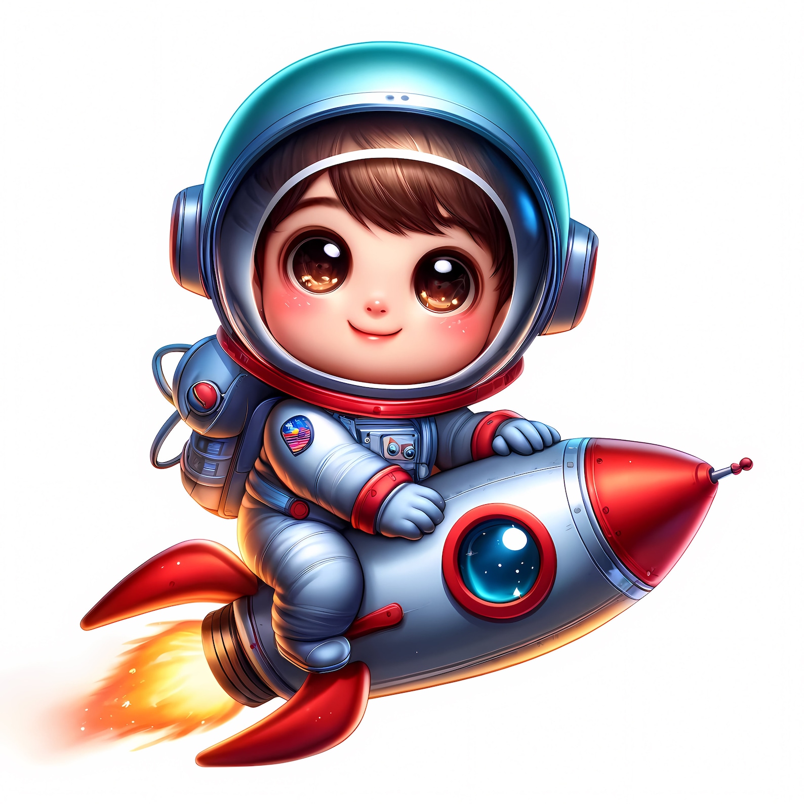 Cute Astronaut Clipart Bundle - 12 High-quality Jpgs - Adorable ...