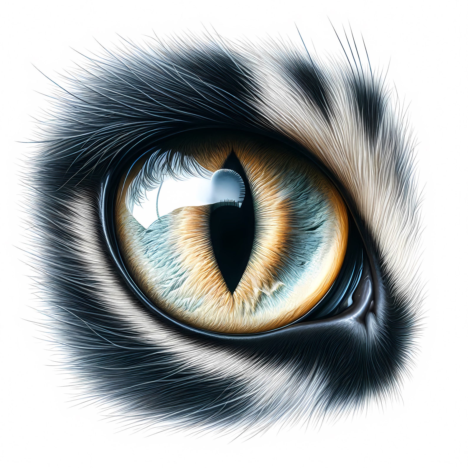 Cat Eye Clipart | Feline Illustration Bundle (commercial Use) (jpgs) - Etsy