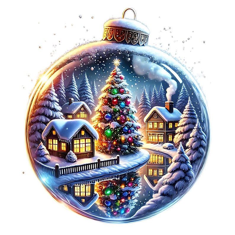 Christmas Bauble Clipart: Festive Holiday Designs (digital Download ...