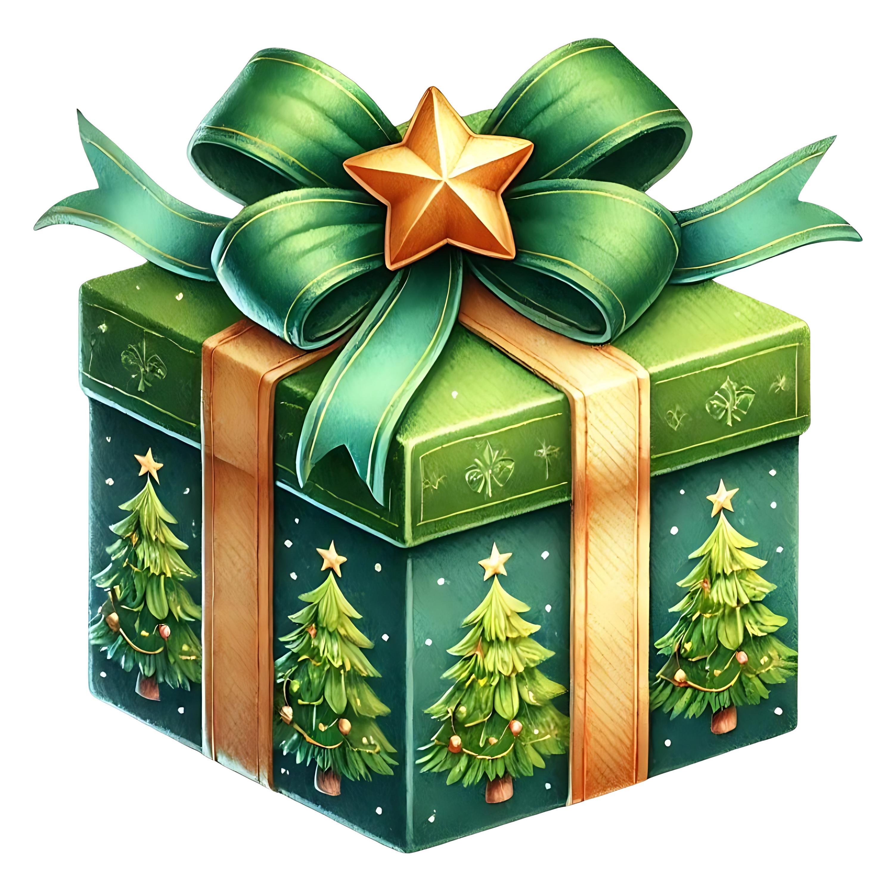 Christmas Present Clipart Bundle | Holiday Gift Box Art (digital ...