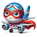 Cute Airplane Clipart Bundle | Aviation Art Printables (commercial Use ...