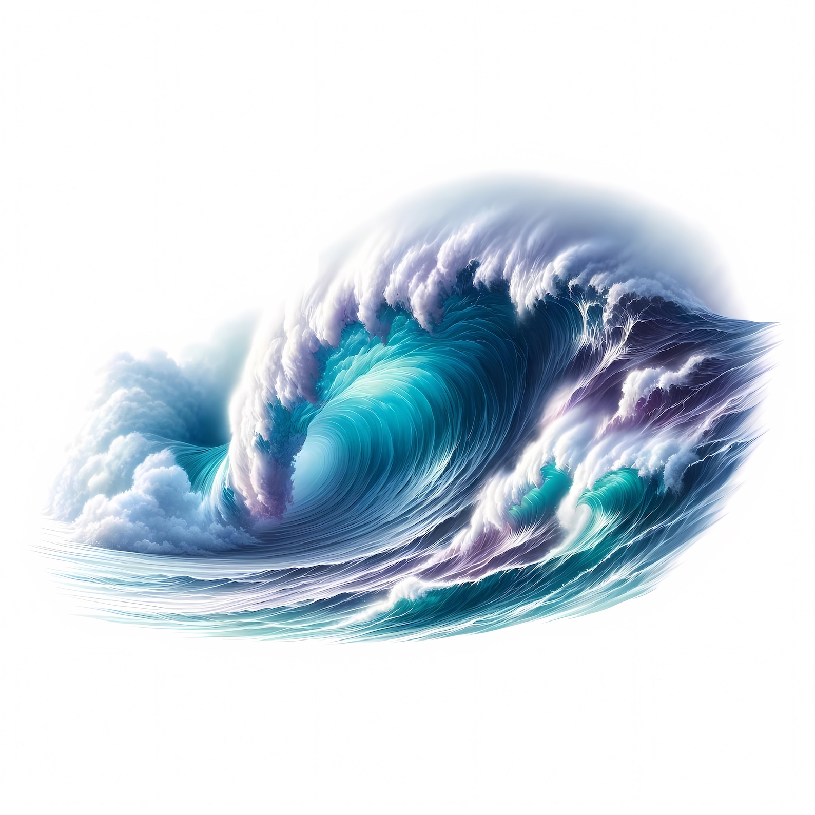 Ocean Wave Clipart | Summer Beach Art Prints (digital Download) Set of ...