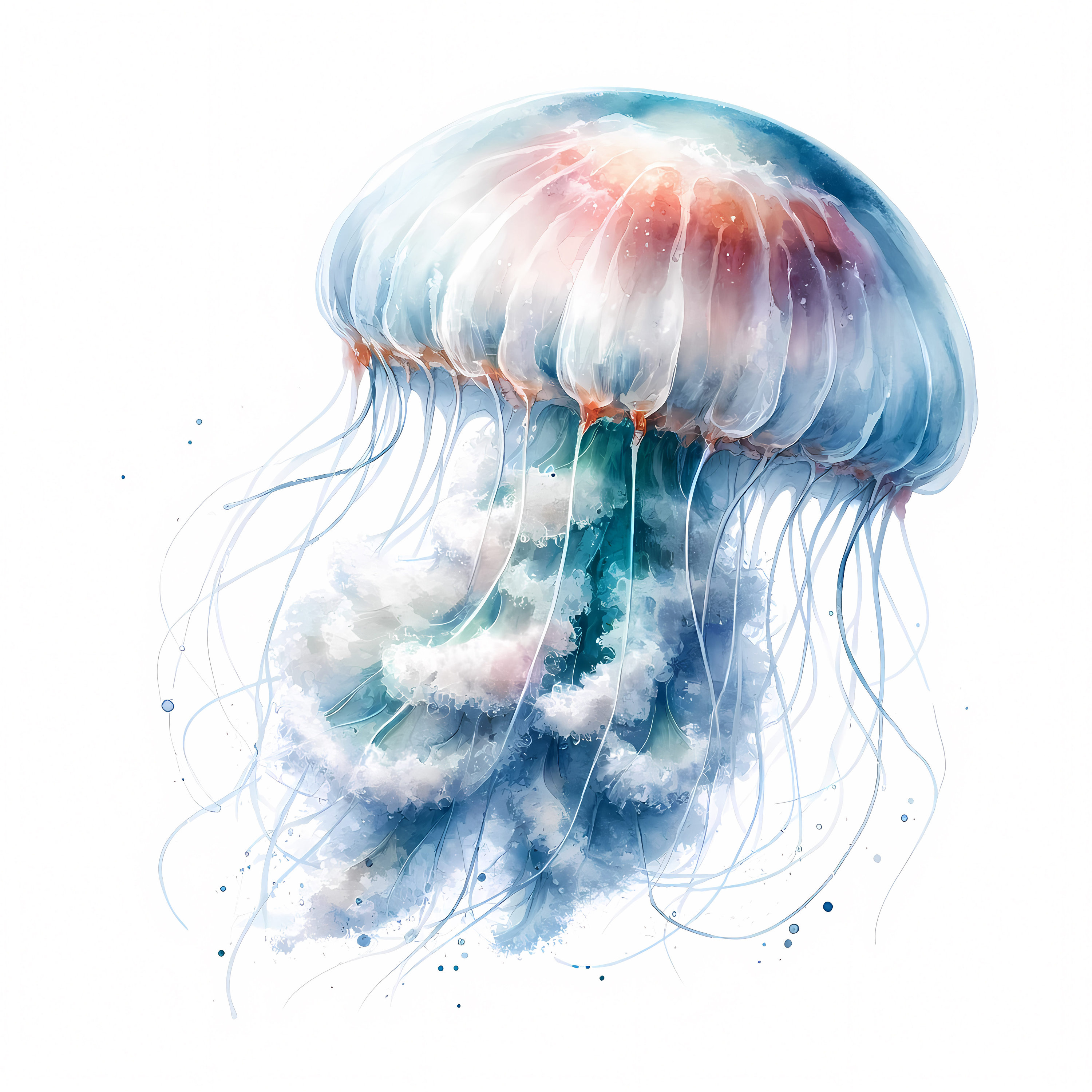 Jellyfish Clipart 11 High-quality Jpgs Colorful Jellyfish Clipart ...