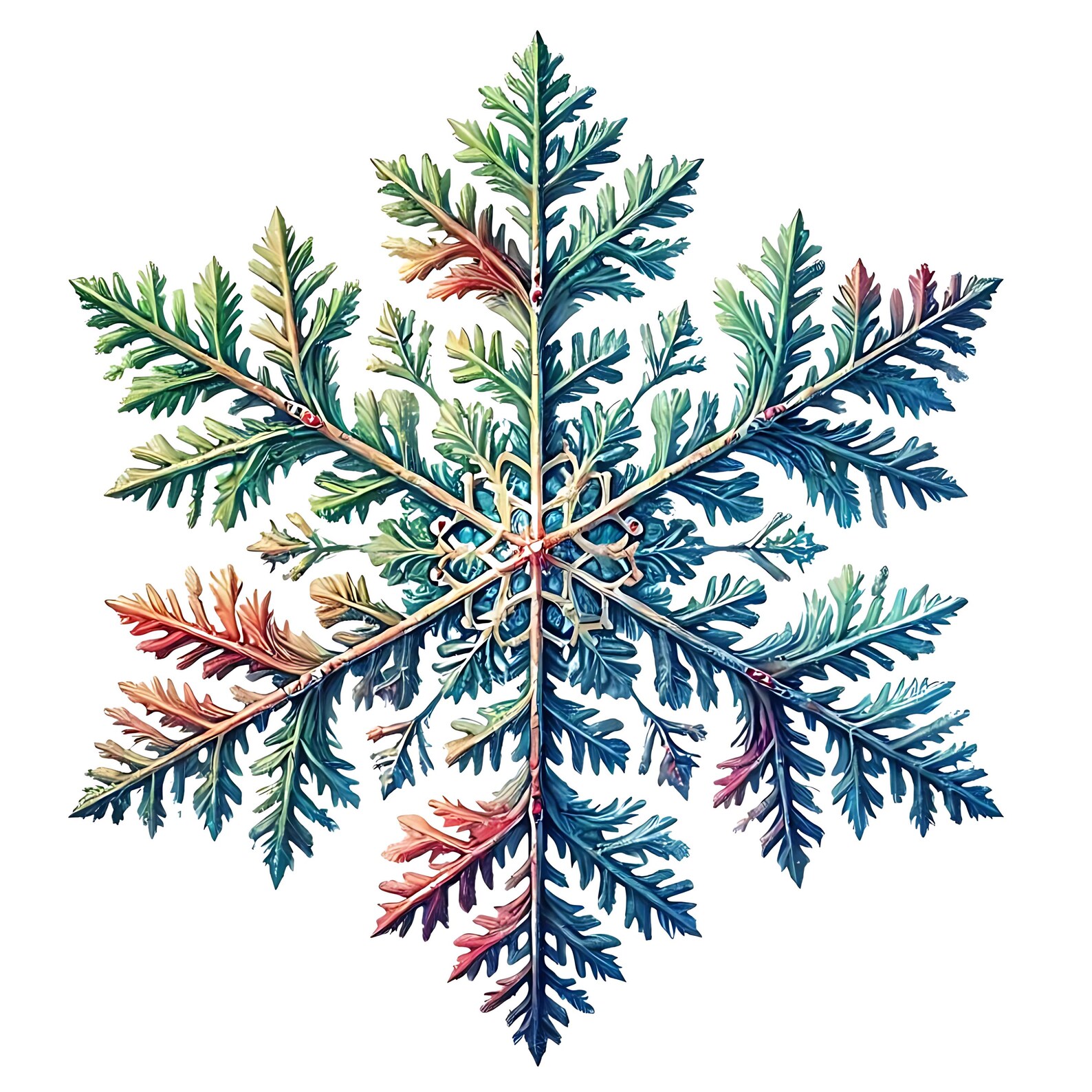 Snowflake Clipart | Winter Holiday 10 JPG Bundle (digital Download) - Etsy