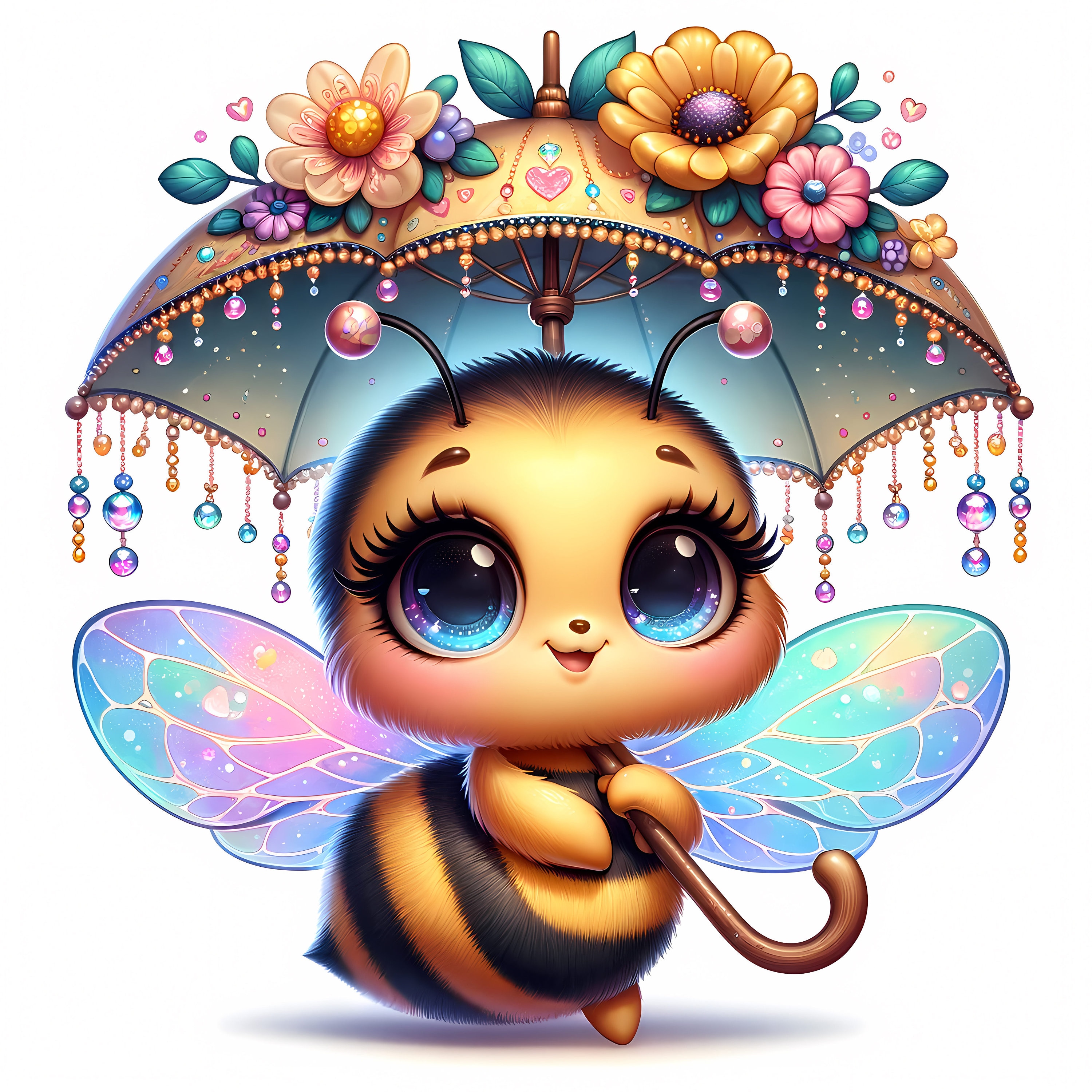 Honey Bee Clipart 11 High-quality Jpgs Cute Bumblebee Clipart Bundle ...