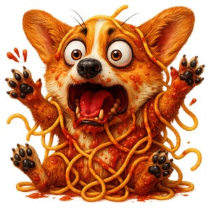 Funny Corgi Clipart Bundle, Playful Dog Art (digital Download) Set of ...