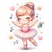 Cute Ballerina Clipart – High-quality JPG Bundle (digital Download) - Etsy