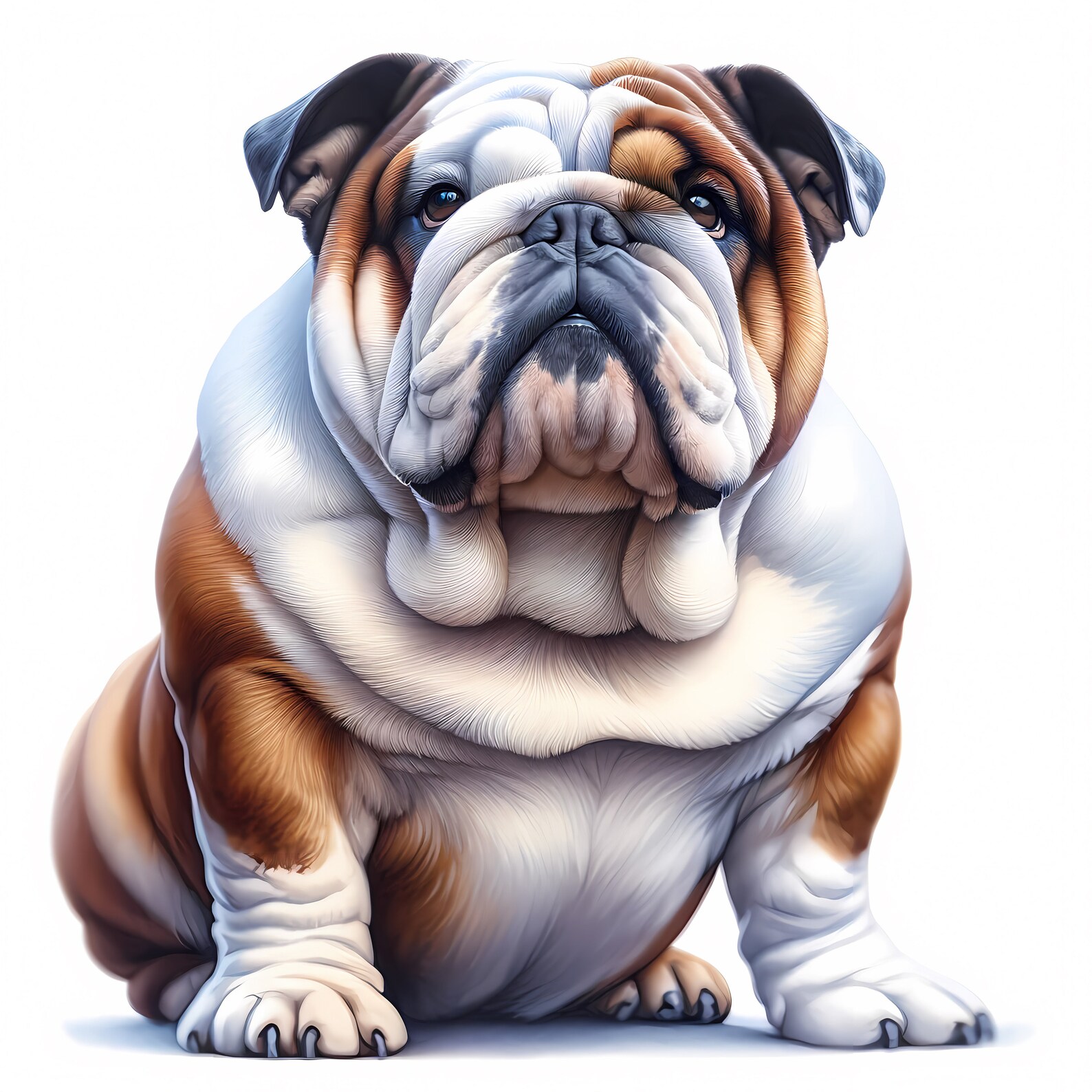 British Bulldog Clipart 10 High-quality Jpgs Cute Bulldog Clipart ...