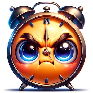 Cute Clock Clipart | Whimsical Nursery Decor (JPG Digital Download) - Etsy
