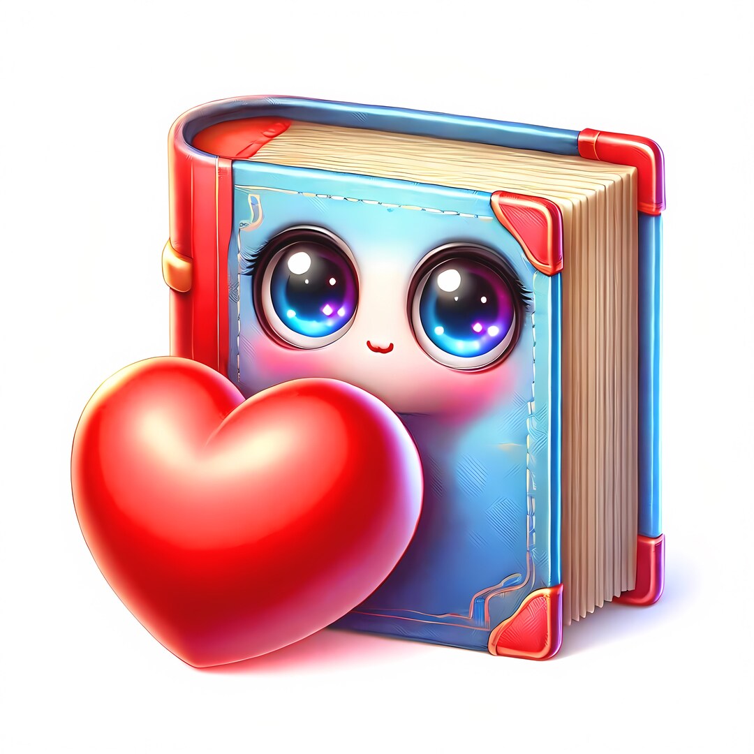 Cute Book Clipart Bundle | Children's Art Printables (digital Download ...