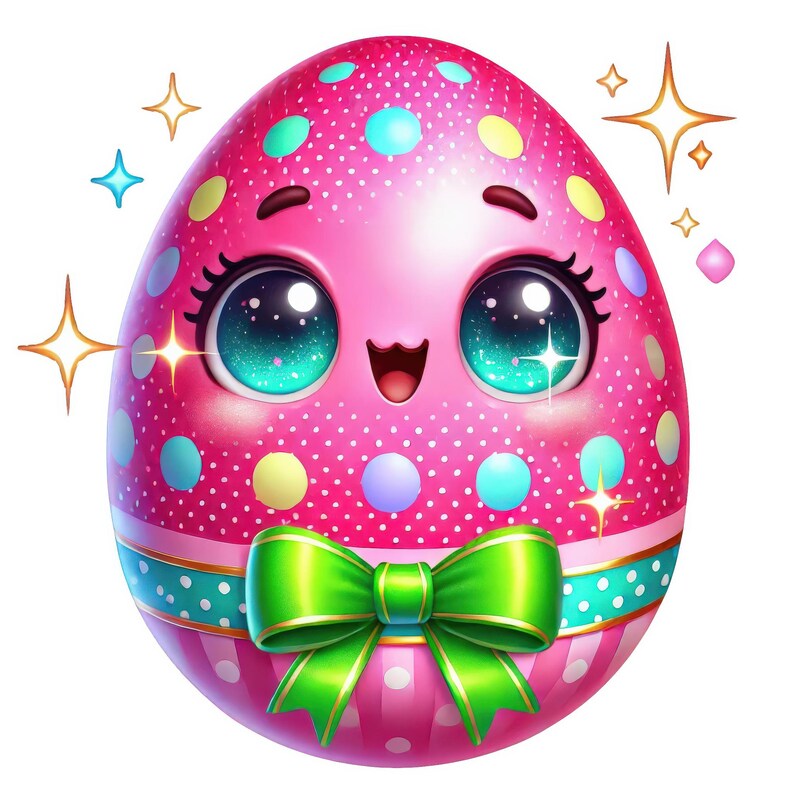 Cute Easter Egg Clipart Bundle | High-quality Designs (digital Download ...