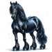 Friesian Horse Clipart Bundle | High-quality Equine Art (digital ...