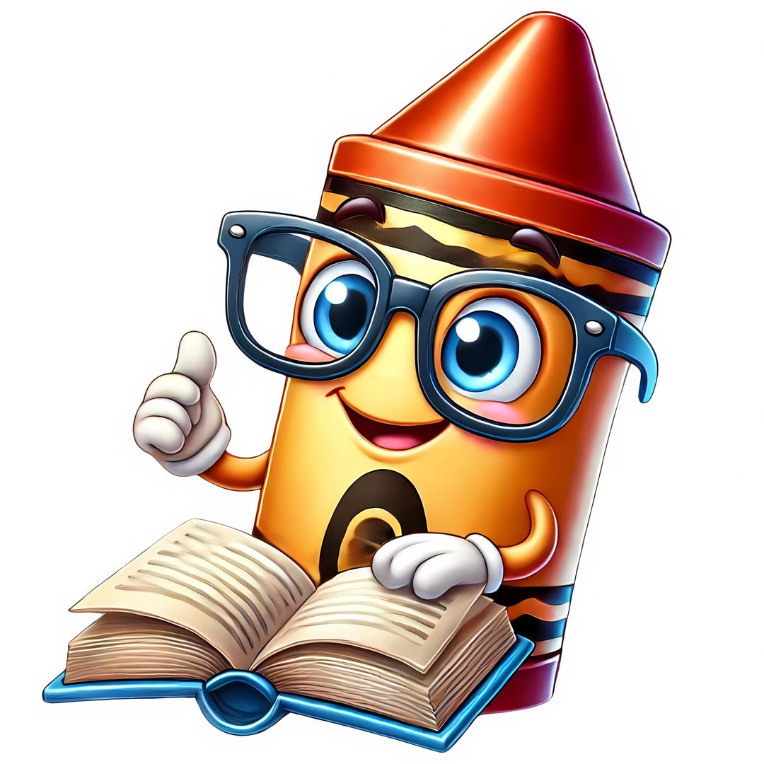 Cute Crayon Clipart | 14 High-quality Jpgs | Adorable Crayon Clipart ...