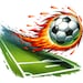 Soccer Ball Clipart - 10 High-quality Jpgs - Football Clipart Bundle ...