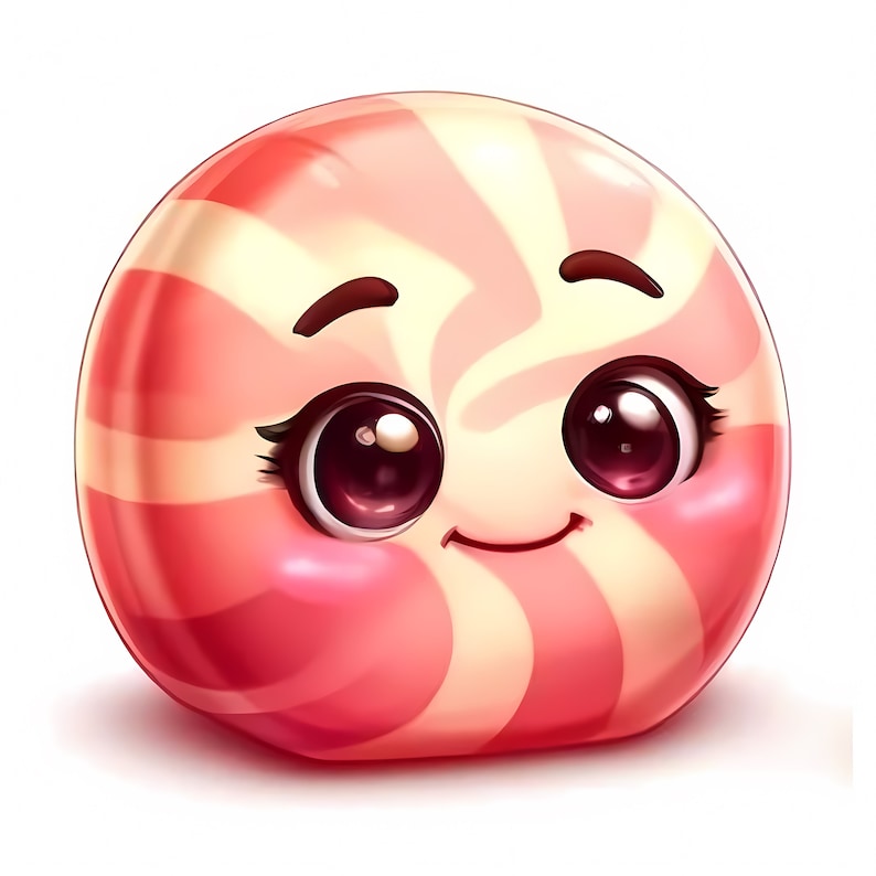 Cute Candy Clipart | Kawaii Sweet Treats Art (jpgs, Digital Download ...