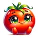 Cute Tomato Clipart Bundle – Adorable Vegetable Art (digital Download ...