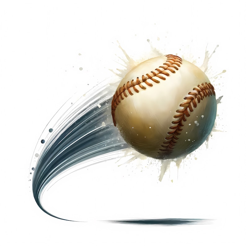 Flaming Baseball Clipart | Sports Graphics (digital Download) Set of 10 ...