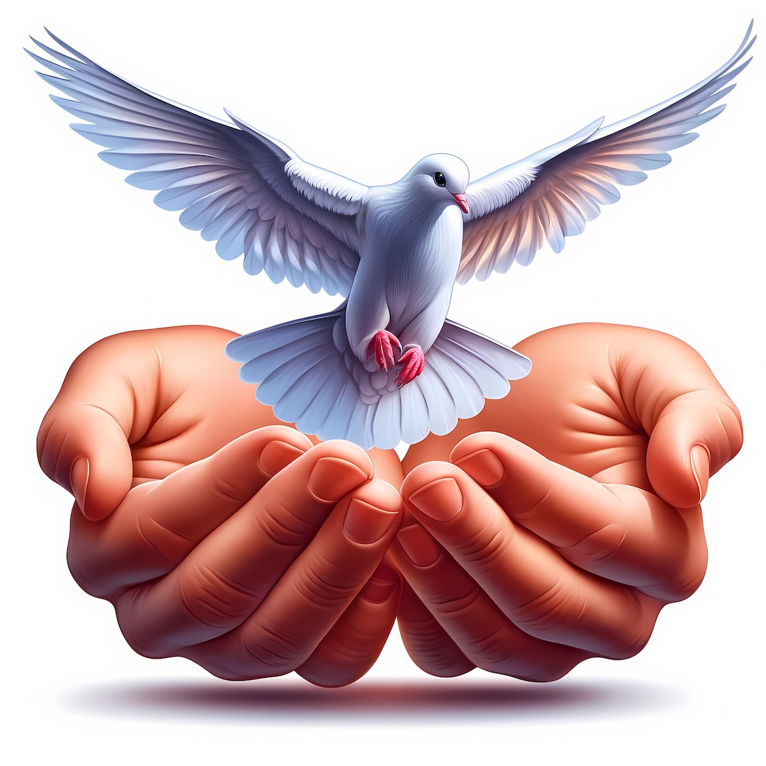 Dove Clipart Bundle | Peaceful Wall Art, Spiritual Printables ...