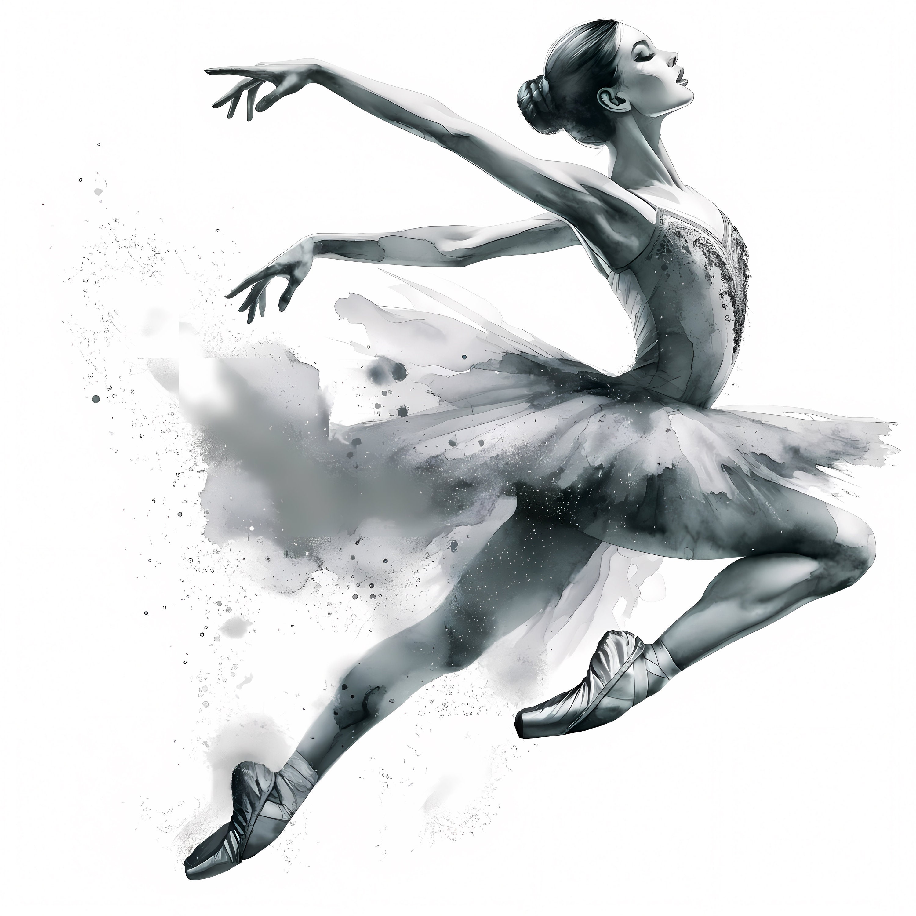 12 Ballerina Clipart: Ballet Dancer JPG Bundle (digital Download) - Etsy