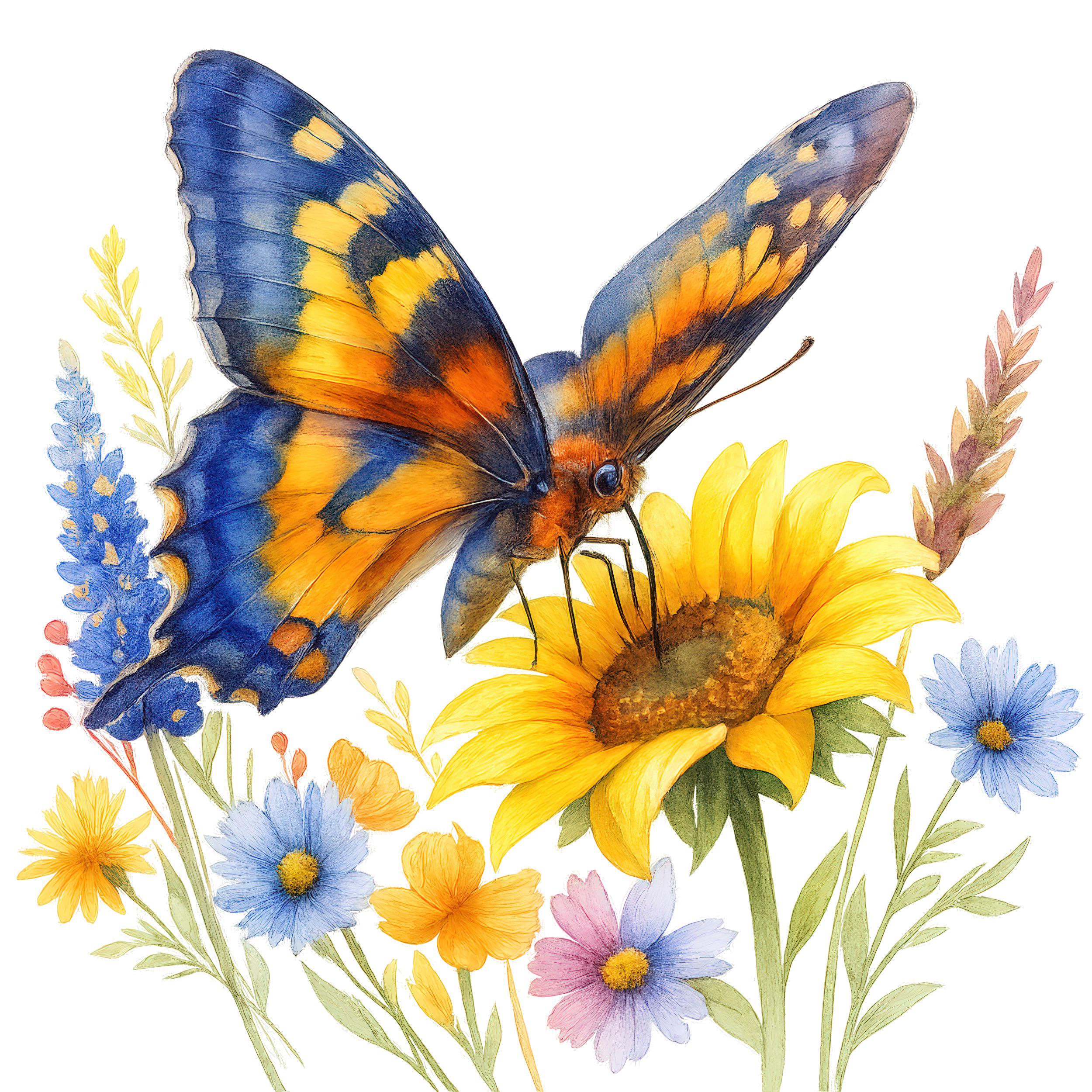 Butterfly Clipart, Butterfly Graphics (digital Download, Commercial Use ...