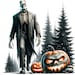 Frankenstein Clipart | Halloween Horror Art (digital Download) Set of ...