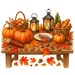 Fall Harvest Clipart: Thanksgiving PNG Images (digital Download - Etsy