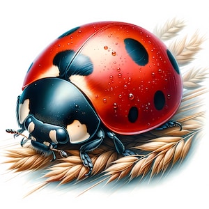 Ladybug Clipart | 11 High-quality Jpgs | Red Beetle Clipart Bundle ...