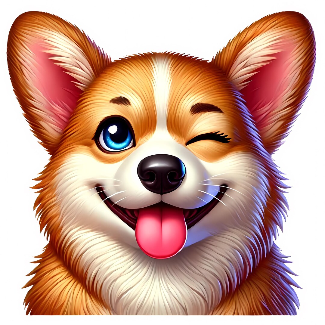 Cute Corgi Clipart | 11 High-quality Jpgs | Adorable Cute Corgi Clipart ...