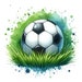 Soccer Ball Clipart 10 High-quality Jpgs Football Clipart Bundle ...