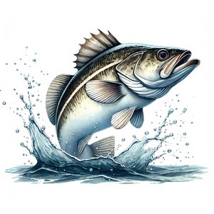 Cod Fish Clipart | 11 High-quality Jpgs | Elegant Cod Fish Clipart ...