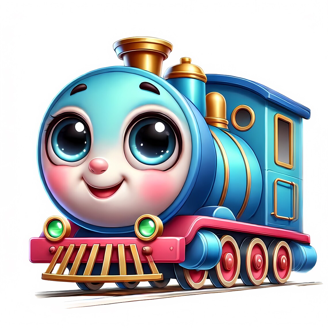 Cute Train Clipart Bundle | Nursery Art Prints (digital Download) - Etsy