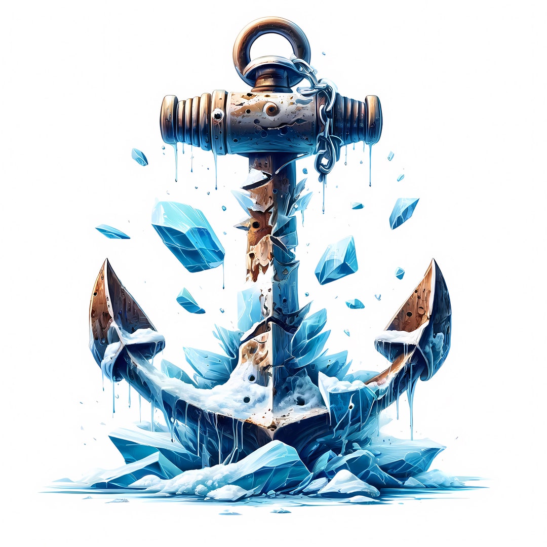 Nautical Anchor Clipart Bundle | Coastal Wall Art (digital Download ...