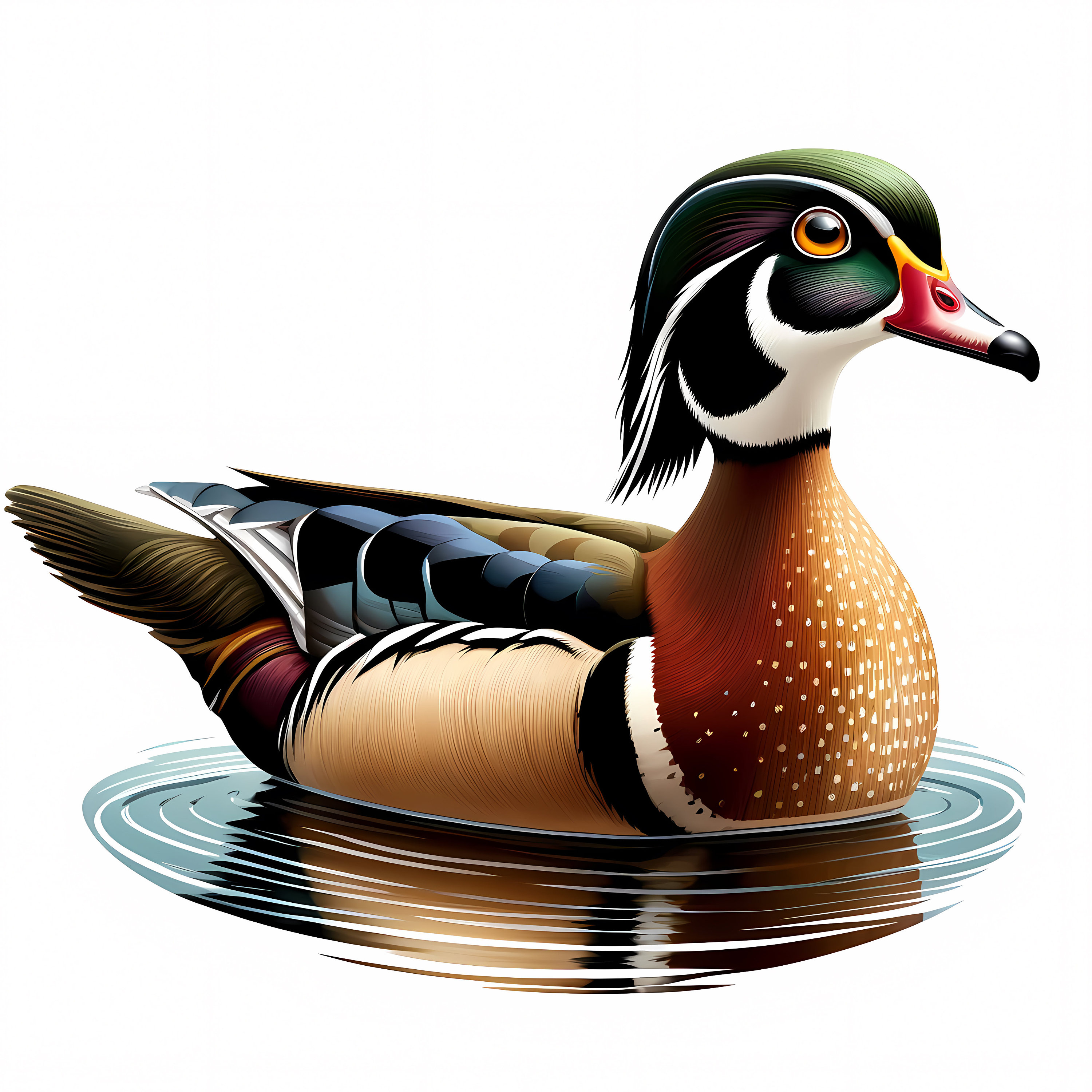 Wood Duck Clipart Set | High-quality Jpgs (digital Download) - Etsy