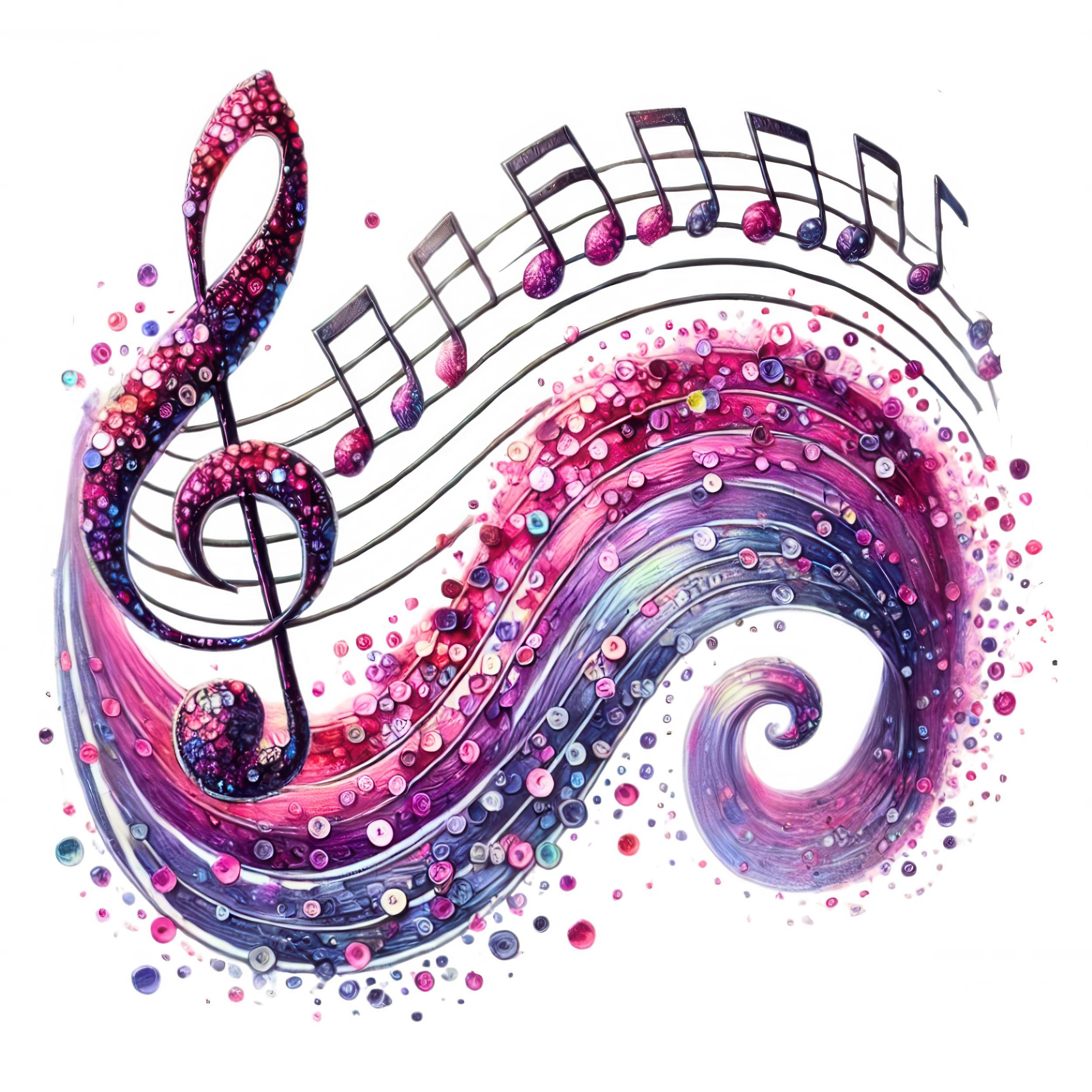 Glitter Sequin Music Note Clipart | 12 PNG Bundle (digital Download) - Etsy