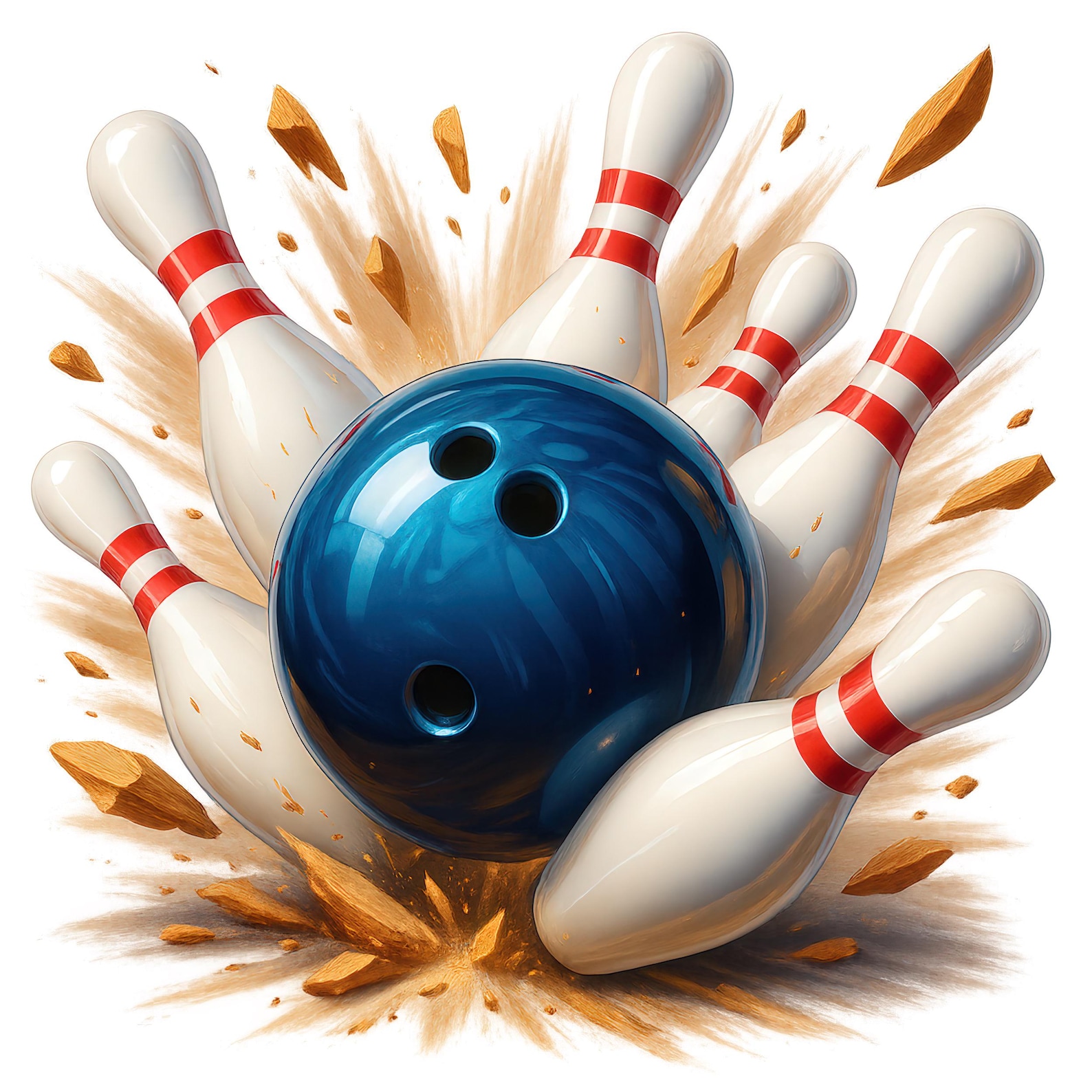 Watercolor Bowling Clipart Bundle: Fun Sports PNG (commercial Use ...
