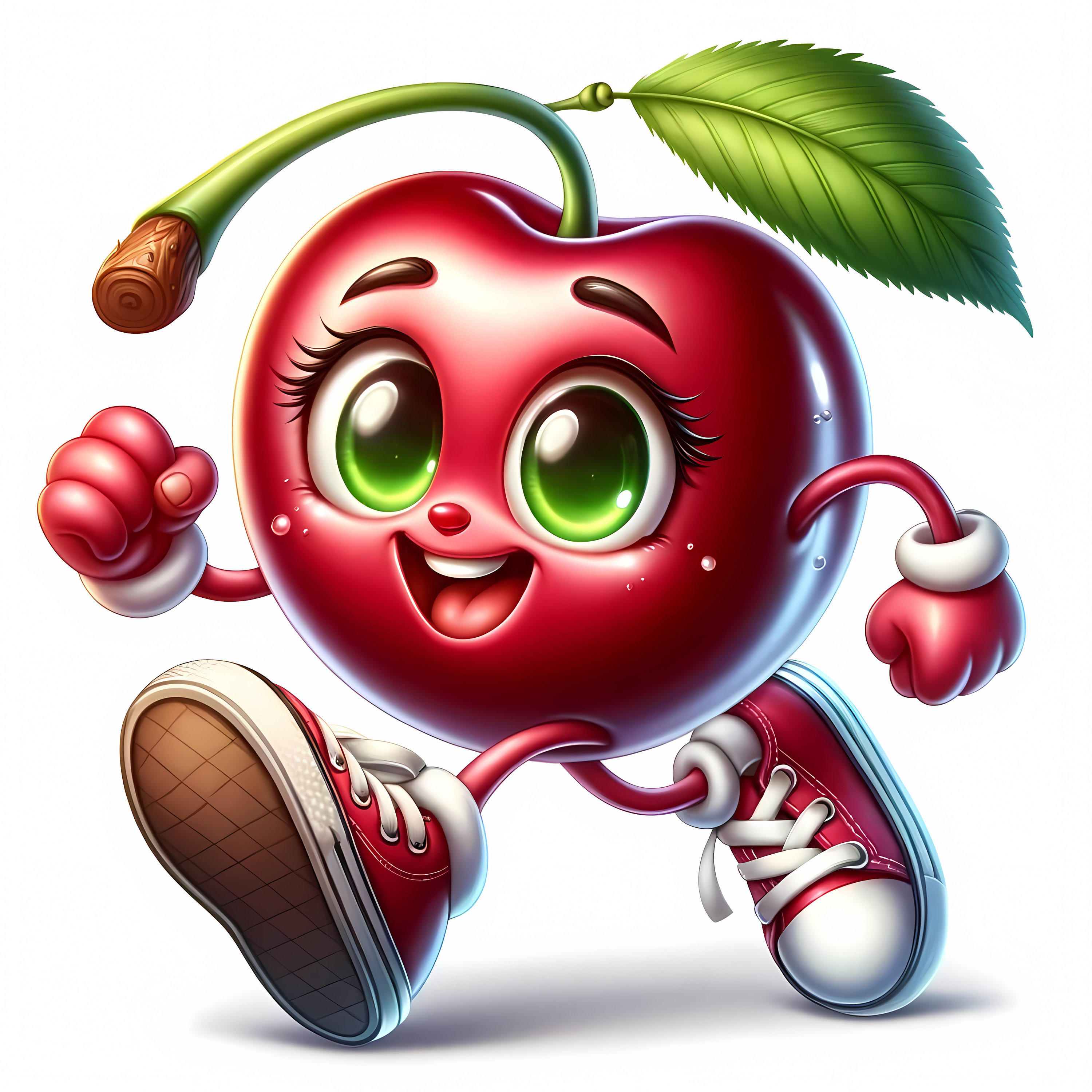 Kawaii Cherry Clipart Bundle – Food Art, Commercial Use (digital ...