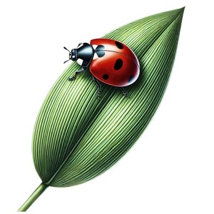 10 PNG/JPG, Ladybug Clipart | Ladybug and Leaf Clipart Bundle | Wall ...