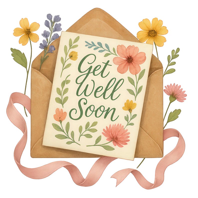 Get Well Soon Sloth Clipart PNG Bundle (digital Download) Set of 15 PNG ...