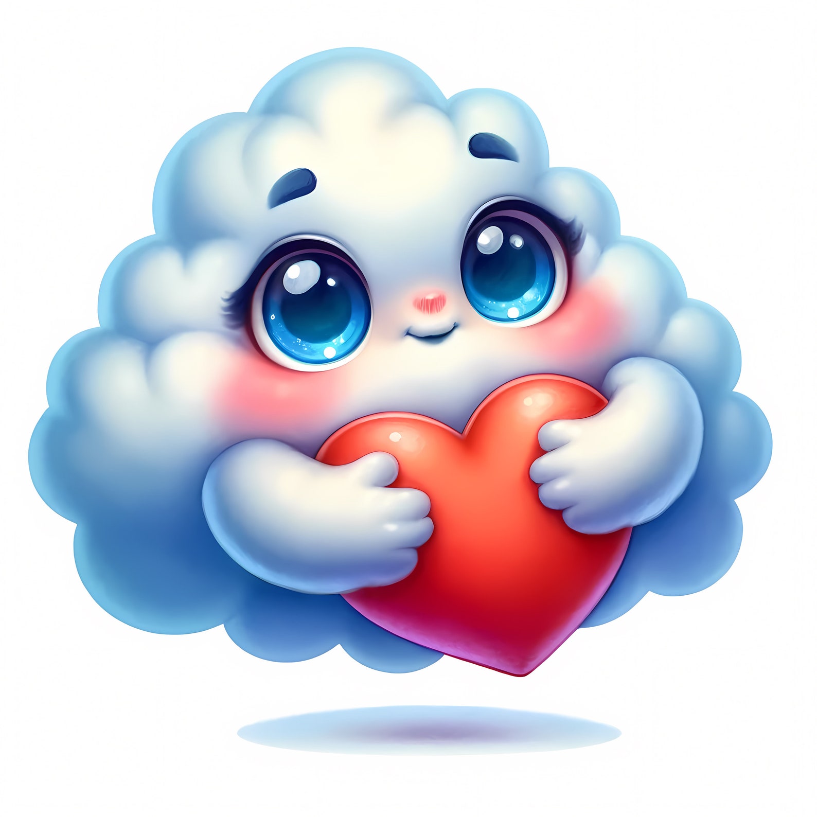 Cute Cloud Clipart 12 High-quality Jpgs Charming Cute Cloud Clipart ...