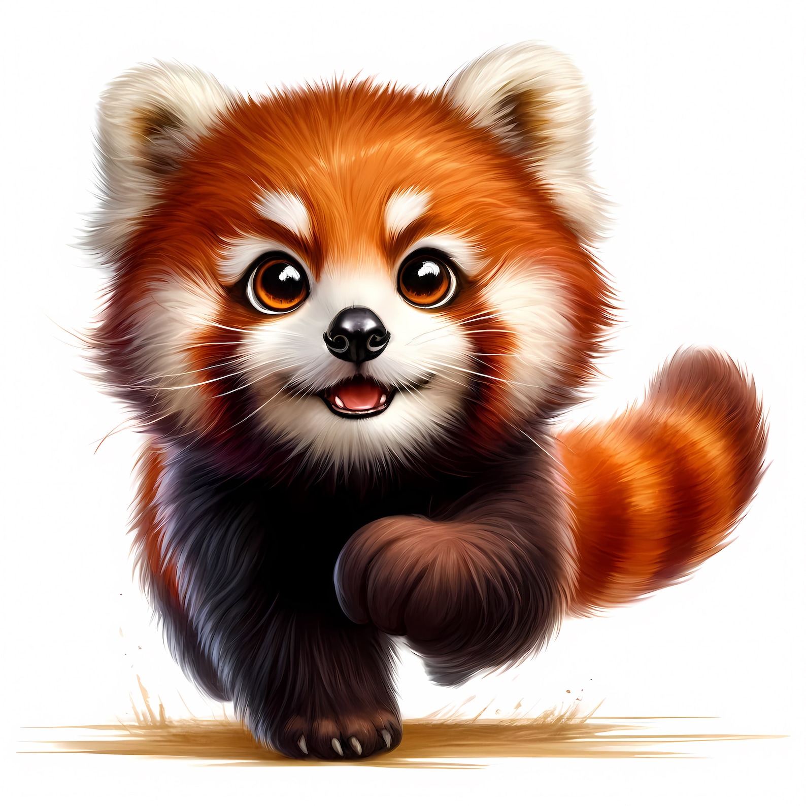 Cute Red Panda Clipart Bundle 10 High-quality Jpgs Adorable Red Panda ...