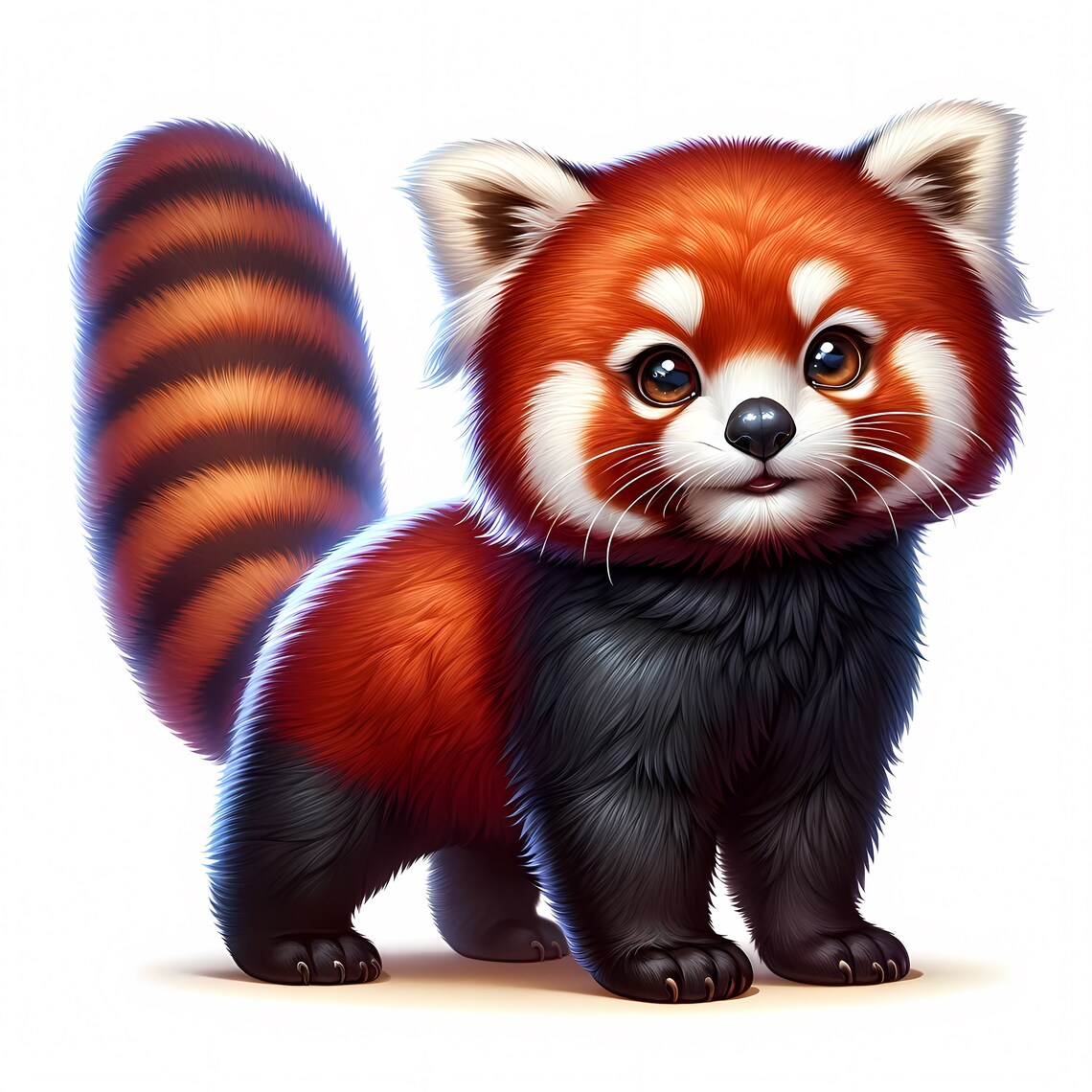 Cute Red Panda Clipart Bundle 10 High-quality Jpgs Adorable Red Panda ...