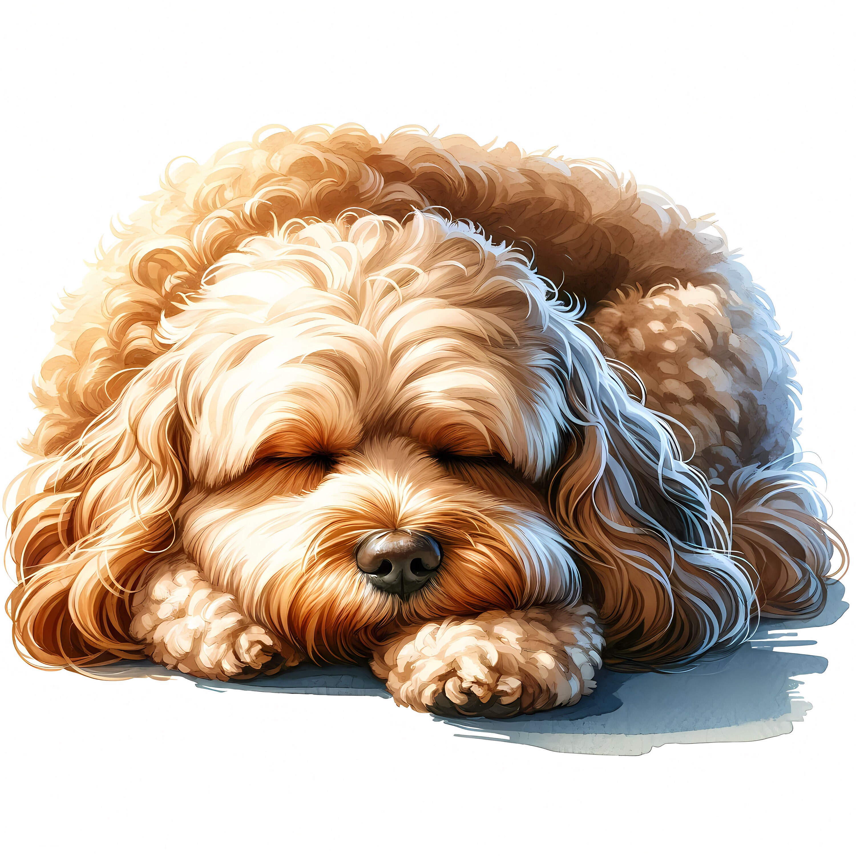 Cavapoo Clipart | 12 High-quality Jpgs | Cute Cavapoo Clipart Bundle ...