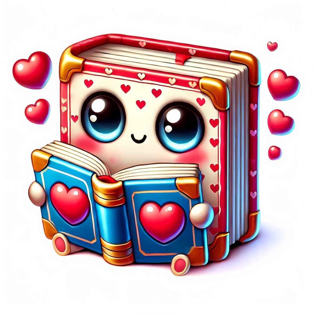 Cute Book Clipart 11 High-quality Jpgs Adorable Book Clipart Bundle ...