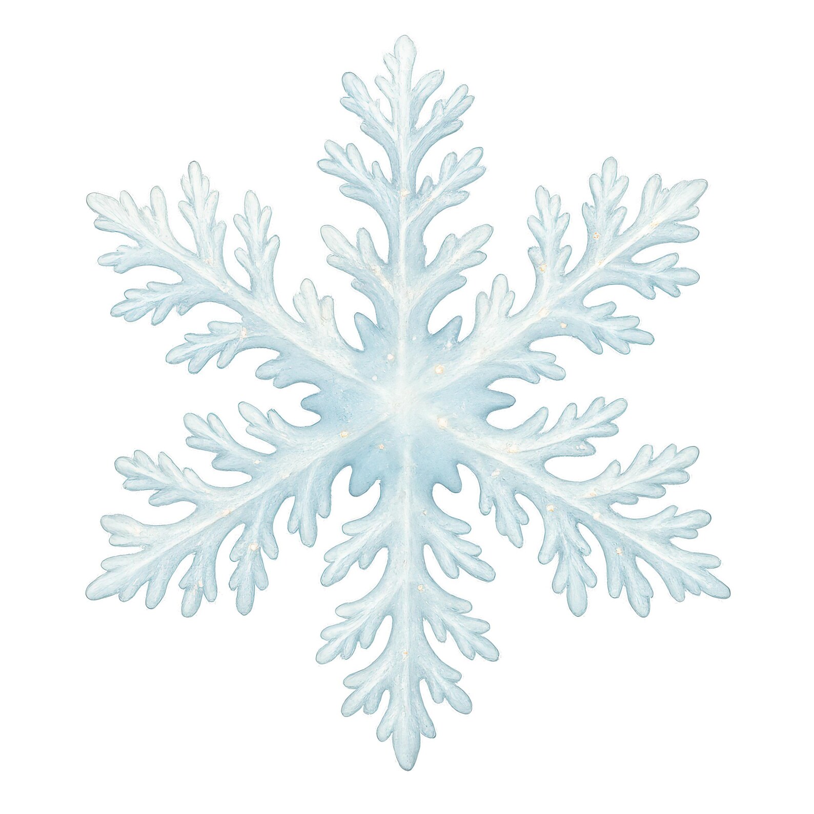 Blue Glitter Snowflake Clipart Bundle: Winter Frozen PNG (digital ...