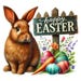 Easter Bunny Clipart Bundle, Holiday Art, Commercial Use (digital ...