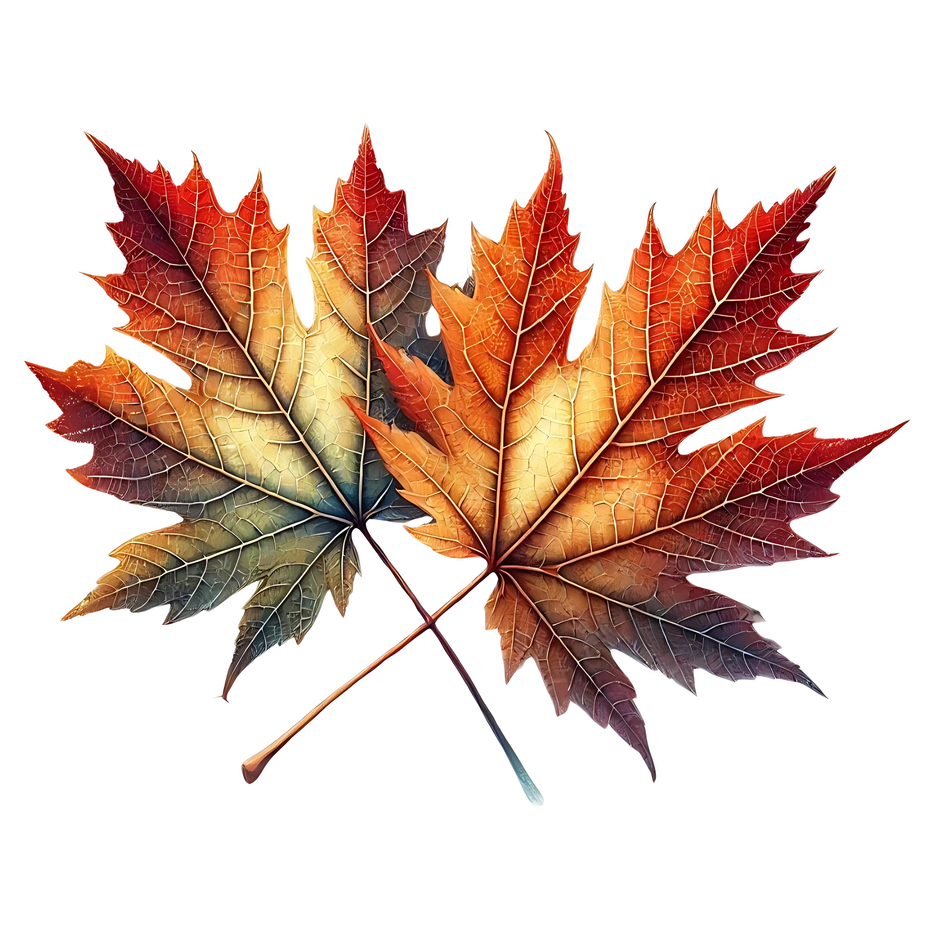 Maple Leaf Clipart: Fall Autumn Art (digital Download, Commercial Use ...