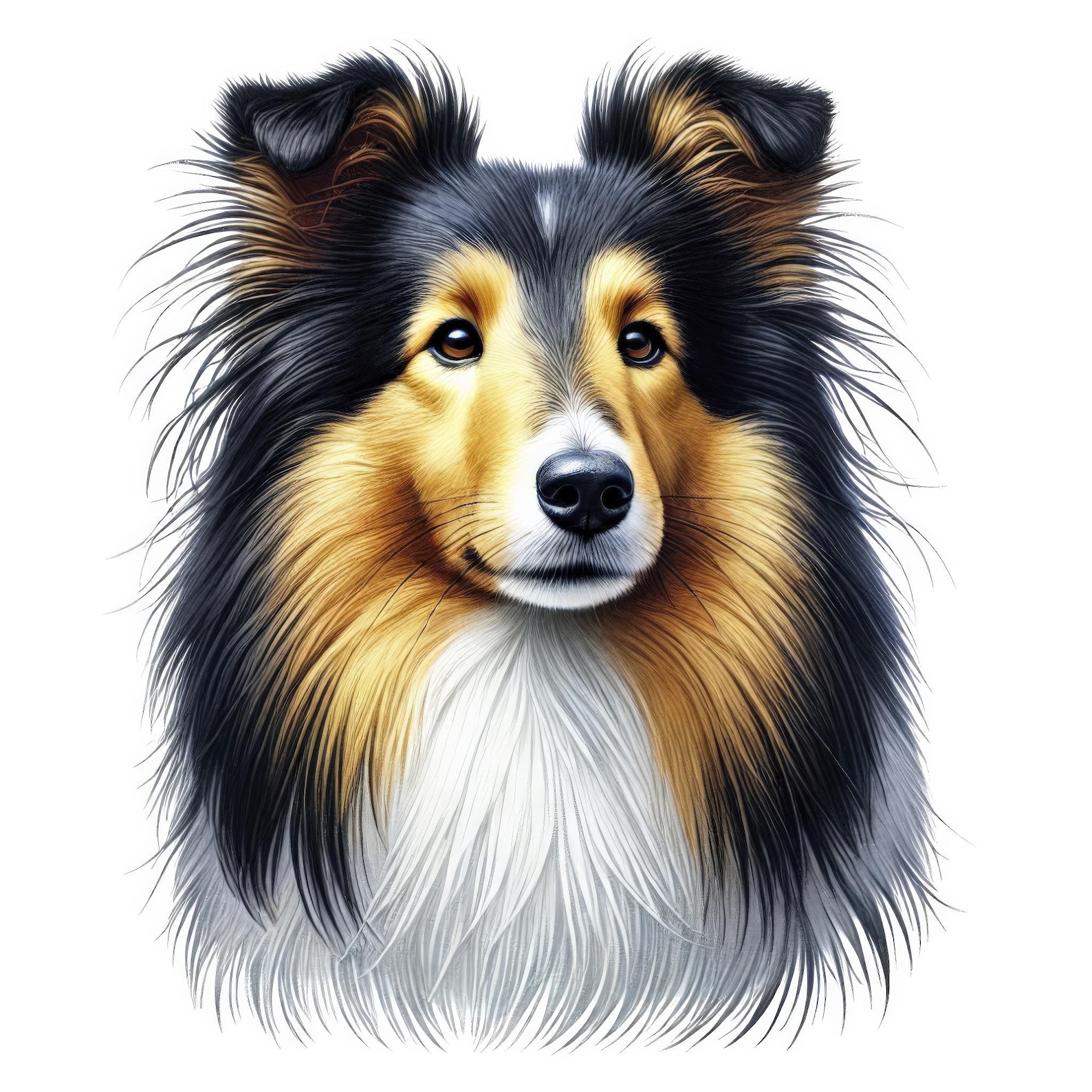 Sheltie Dog Clipart Bundle: Shetland Sheepdog Designs (digital Download ...