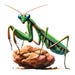 Praying Mantis Clipart | High-quality Green Bug Art (digital Download ...